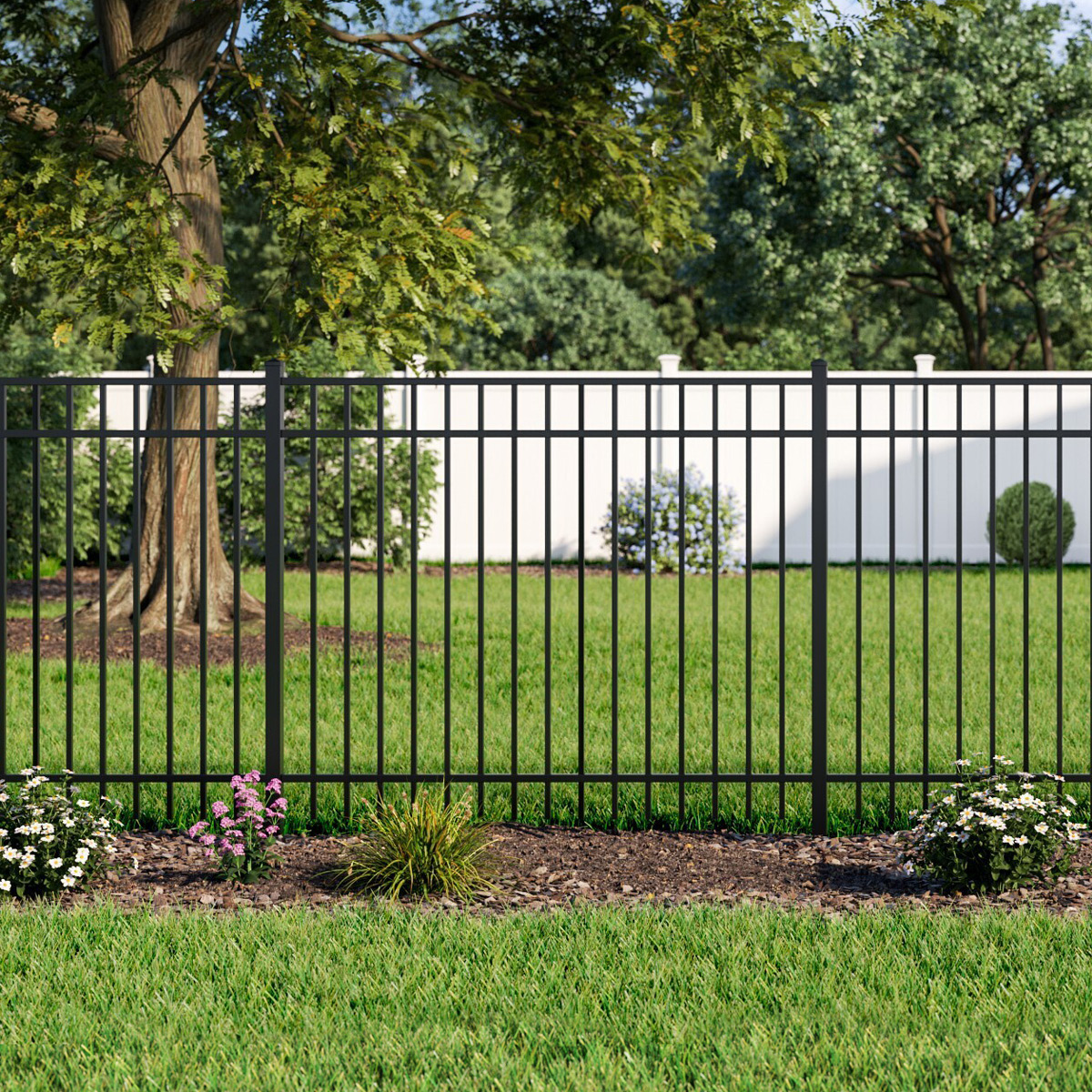 Aluminum Fence – Aluminum & Glass Railings